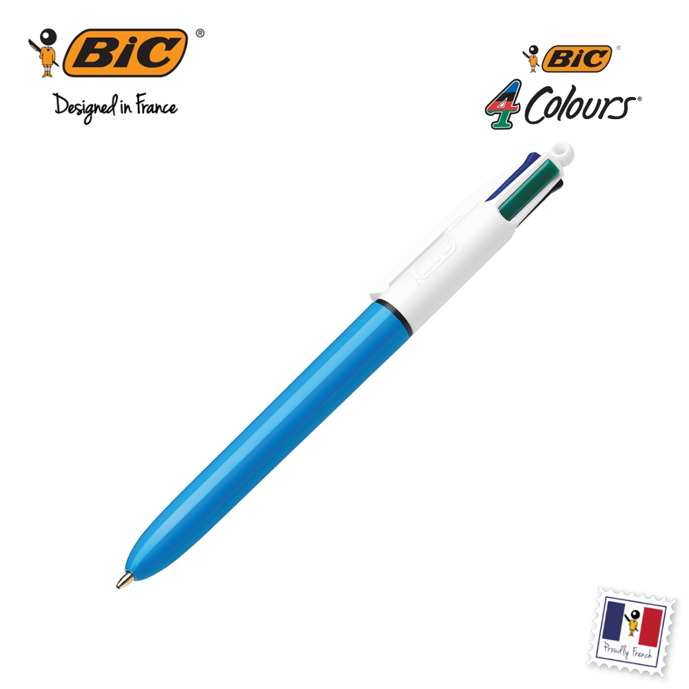 BIC Retractable 4-Color Ball Pen (Black, Blue, Red Green) 1 pc ...