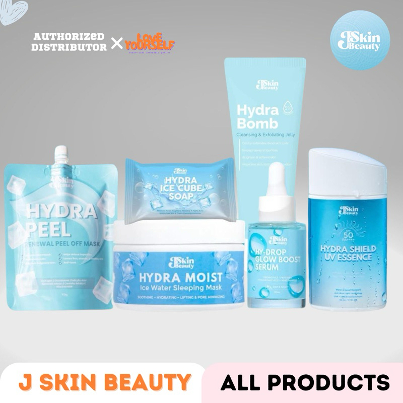 JSkin Hydra Peel | Hydra Moist | Hy-Drop Glow Boost Serum | Hydra Ice ...