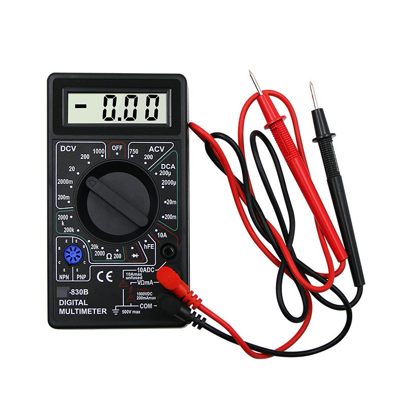 Digital Multimeter gamit ang Buzzer Ampere Meter Test Probe para sa DC ...