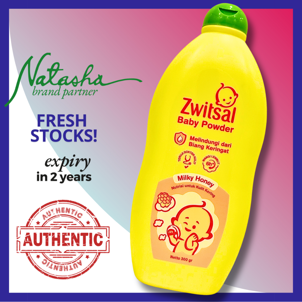 Zwitsal Milk Honey Baby Powder 300g | Shopee Philippines