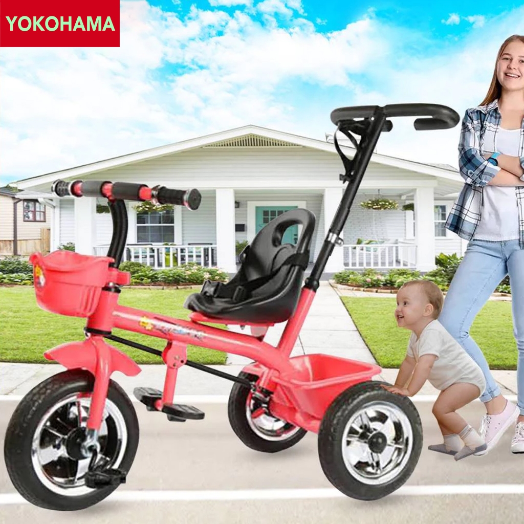 YOKOHAMA Japan 3in1 baby trolley 3 wheel kids bike stroller ride-on ...