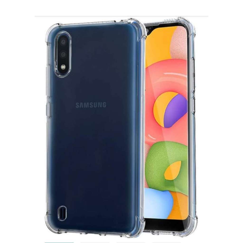Clear shockproof case for samsung a01. a01 core. a02s.a03s | Shopee ...