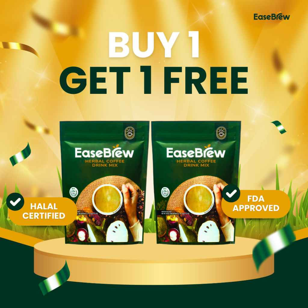 EASEBREW HERBAL COFFEE GET 1 TAKE 1 BOX FREE - 2 BOXES | Shopee Philippines