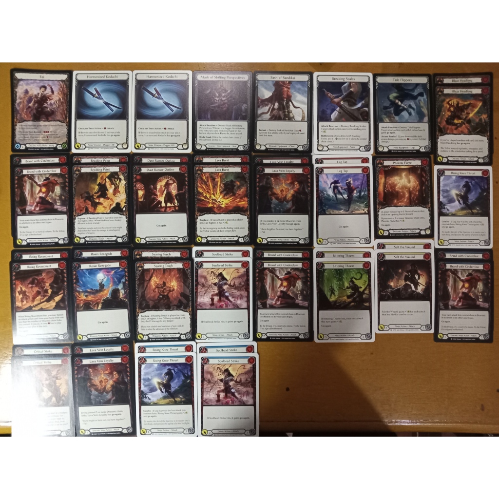 FAB Fai Draconic Ninja Commoner Blitz Deck Flesh and Blood TCG Original ...