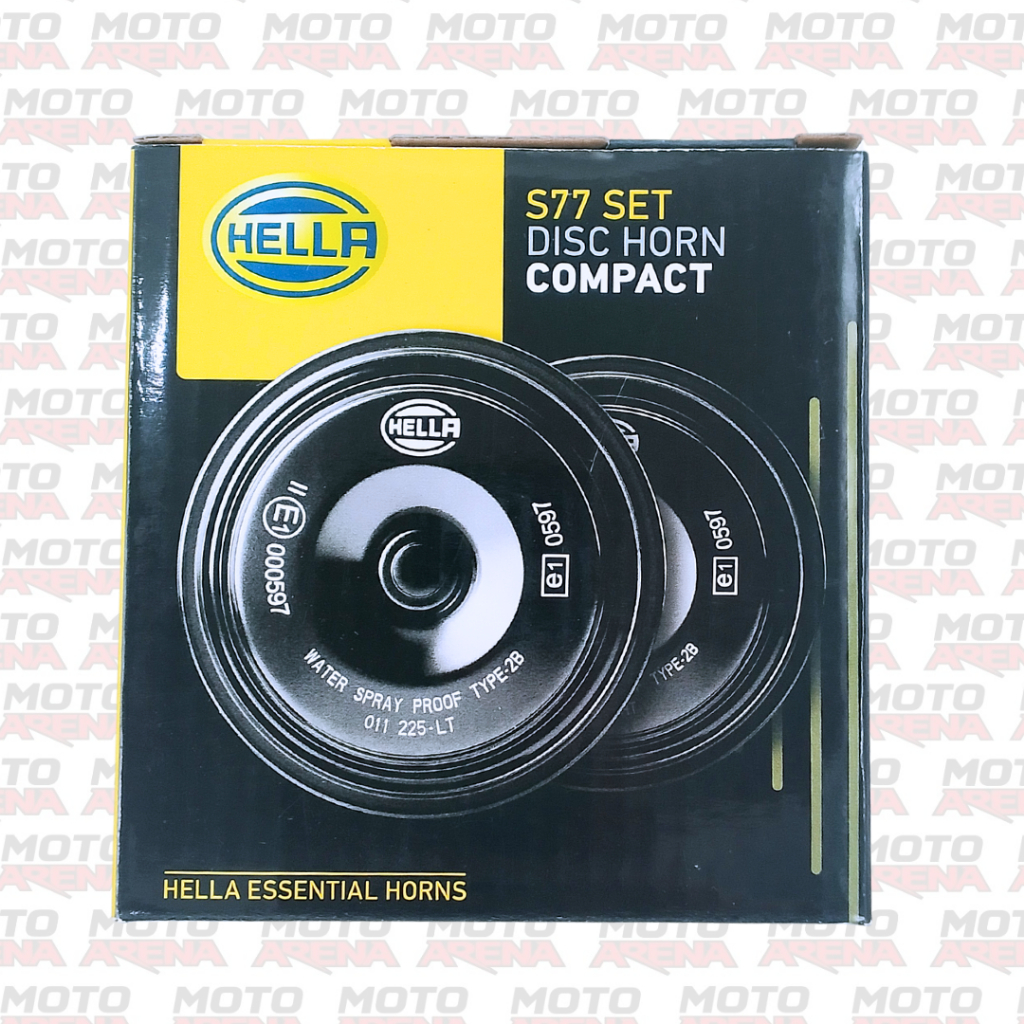 HELLA S77 SET DISC HORN COMPACT 12V | Shopee Philippines