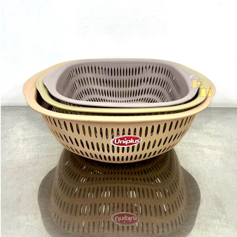 Morandi Uniplus Square Strainer Colander Drainer Basket Salaan (Choose ...