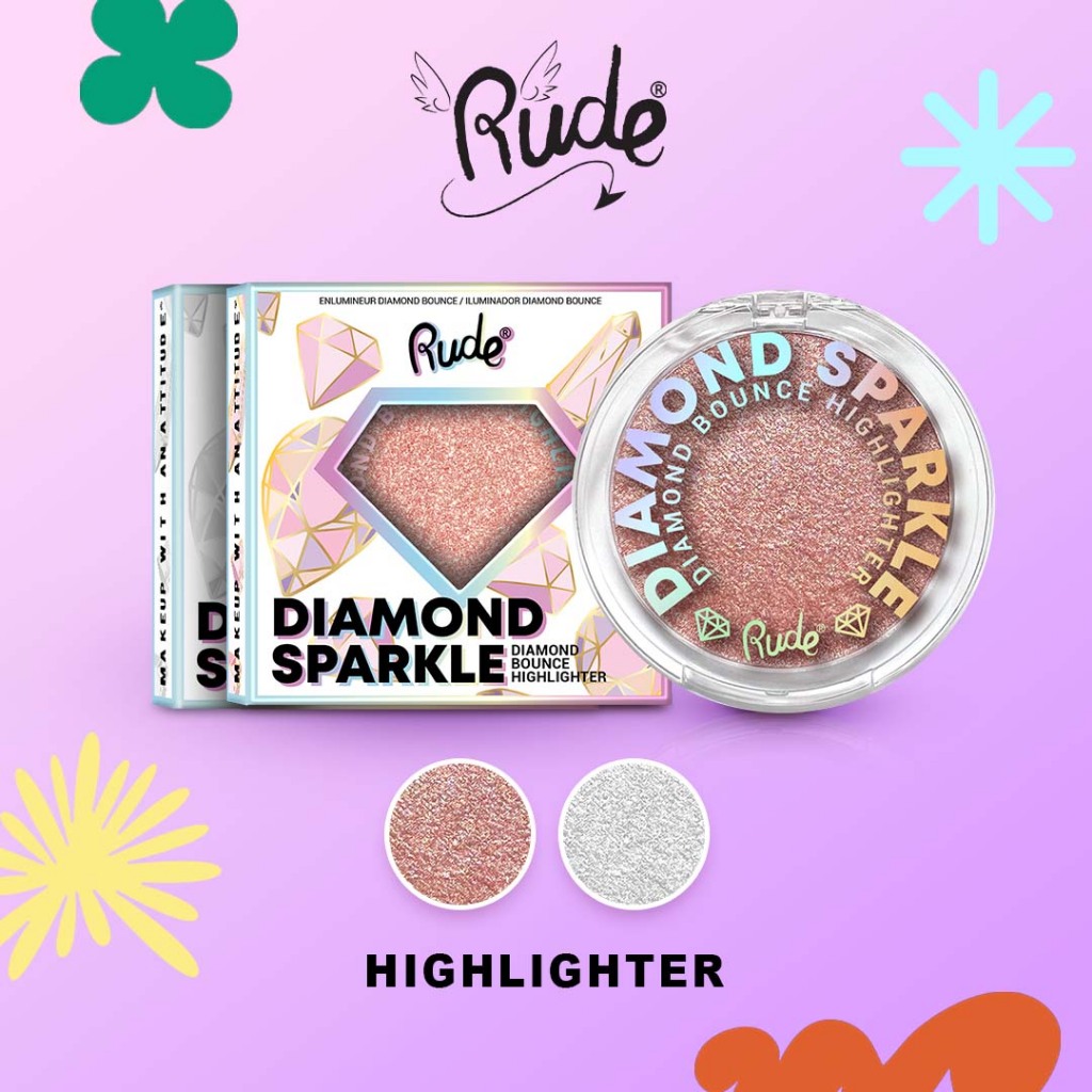 Rude Diamond Sparkle Diamond Bounce Highlighter | Shopee Philippines
