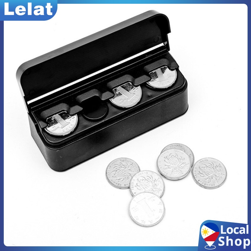 Portable Dust And Stain Proof Coin Storage Box 1PC Car Self-Adhesive ...