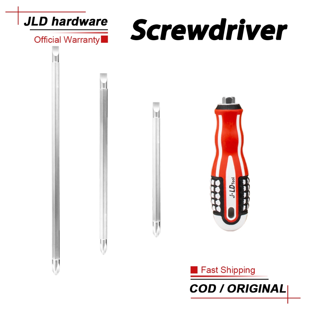 JLD Screwdriver 2-In-1 Magnetic USA Back To Back Philip + Flat ...