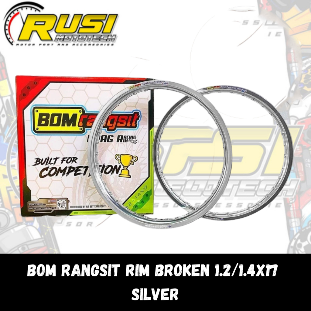 BOM RANGSIT RIM BROKEN 1.2/1.4X17 | Shopee Philippines