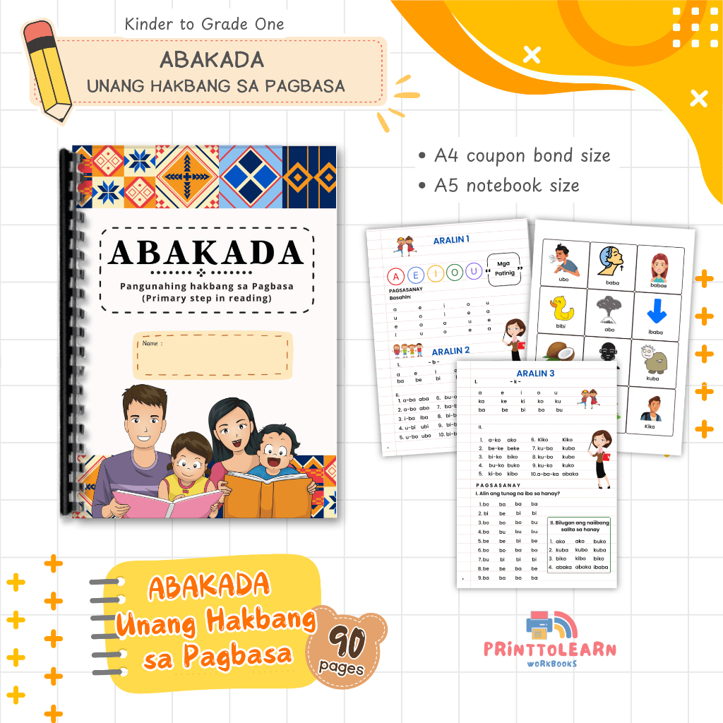 ABAKADA Pangunahing Hakbang sa Pagbasa - Filipino Tagalog Reading ...