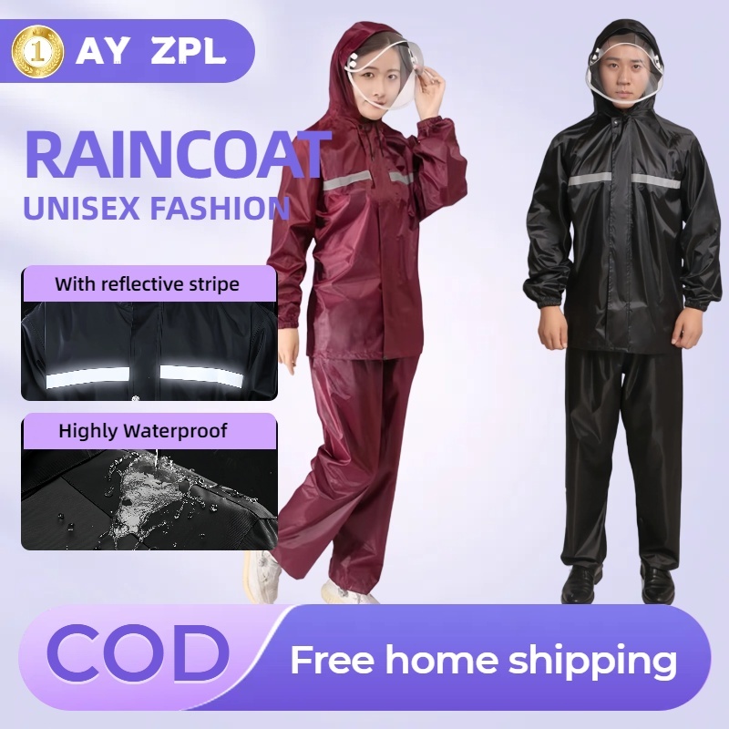 Waterproof Motorcycle Raincoat Suit Rainwear Jacket Raincoat Rain Pants ...