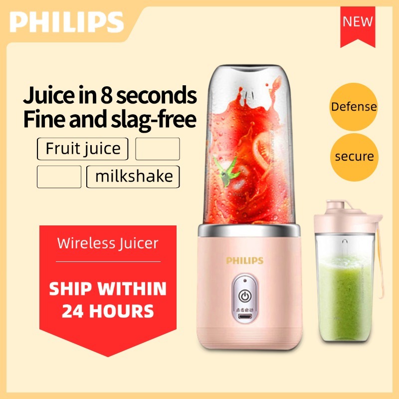 Portable home juicer, multi-functional small hand baby food fruit and ...