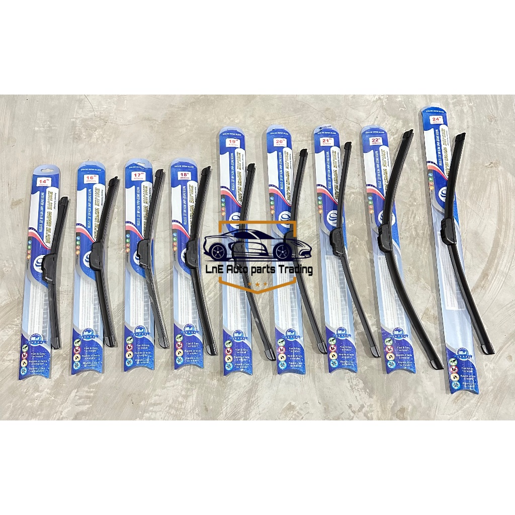 Universal Banana-Type Wiper Blade - Sizes 14'' to 24" | Shopee Philippines
