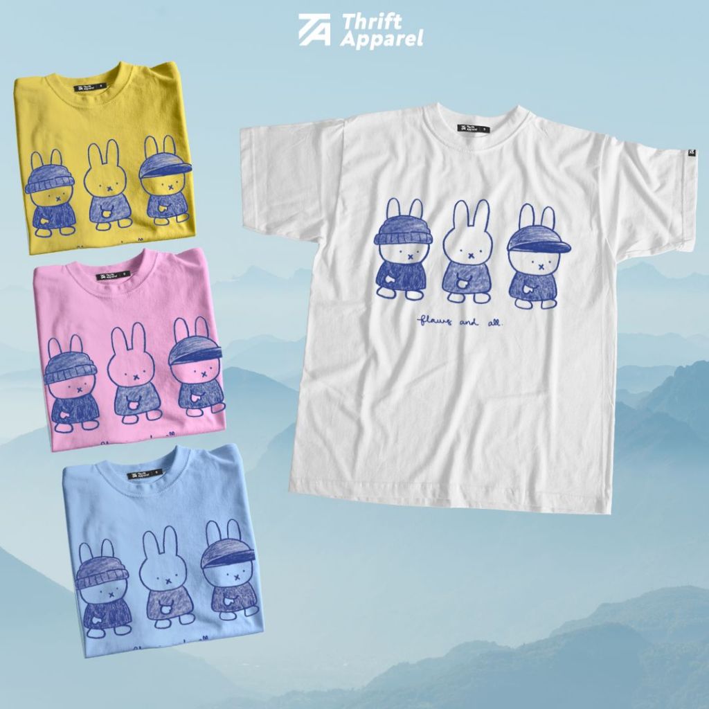 Miffy w2e | Thrift Apparel T Shirt | Shopee Philippines