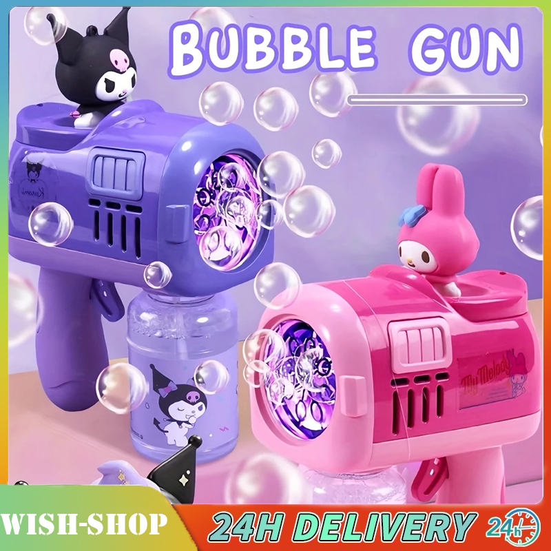Sanrio Children BubbleGunToy Bubbles Machine Automatic SoapBlower with ...