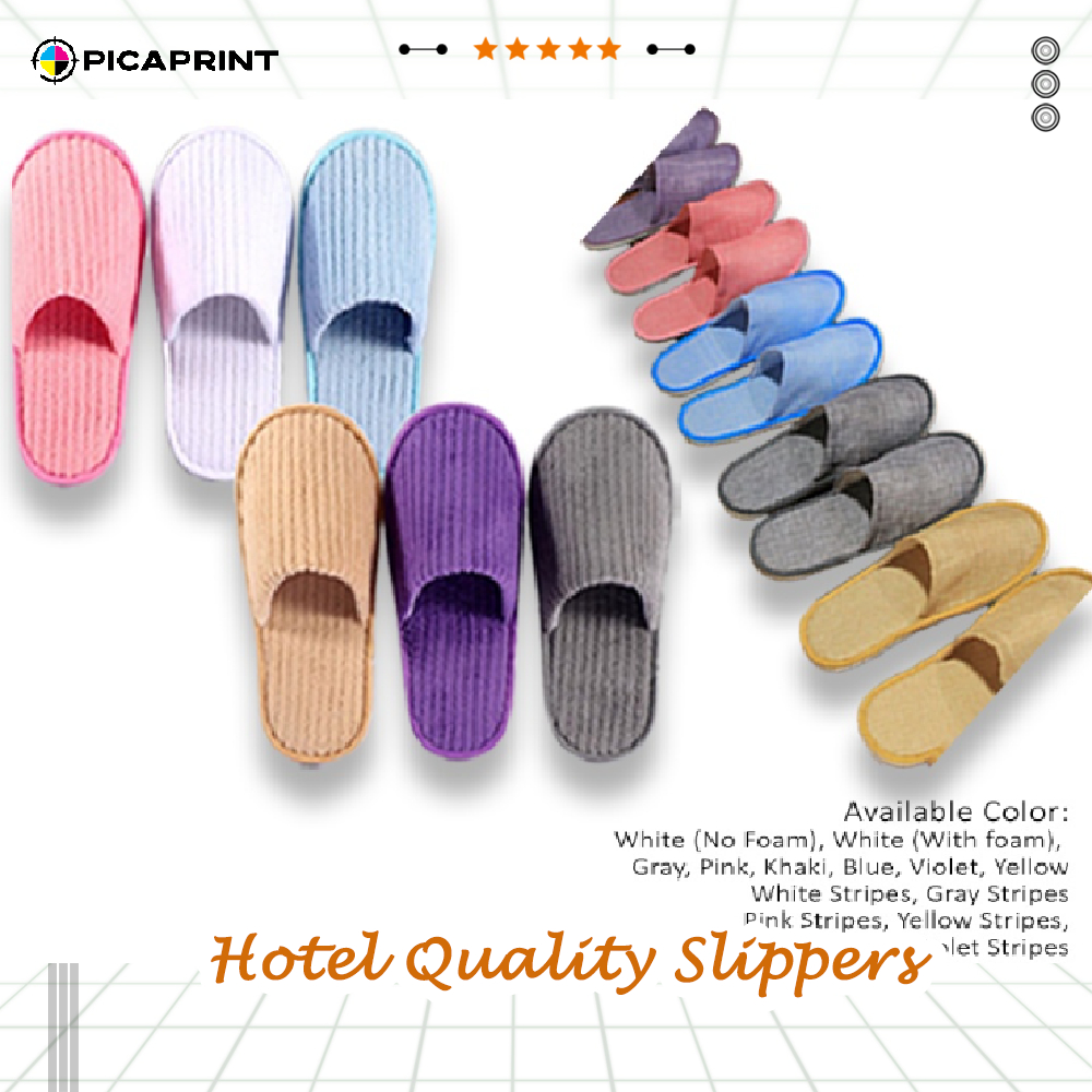 1pair Hotel Quality Slippers Cotton Slipper Spa Indoor Reusable ...