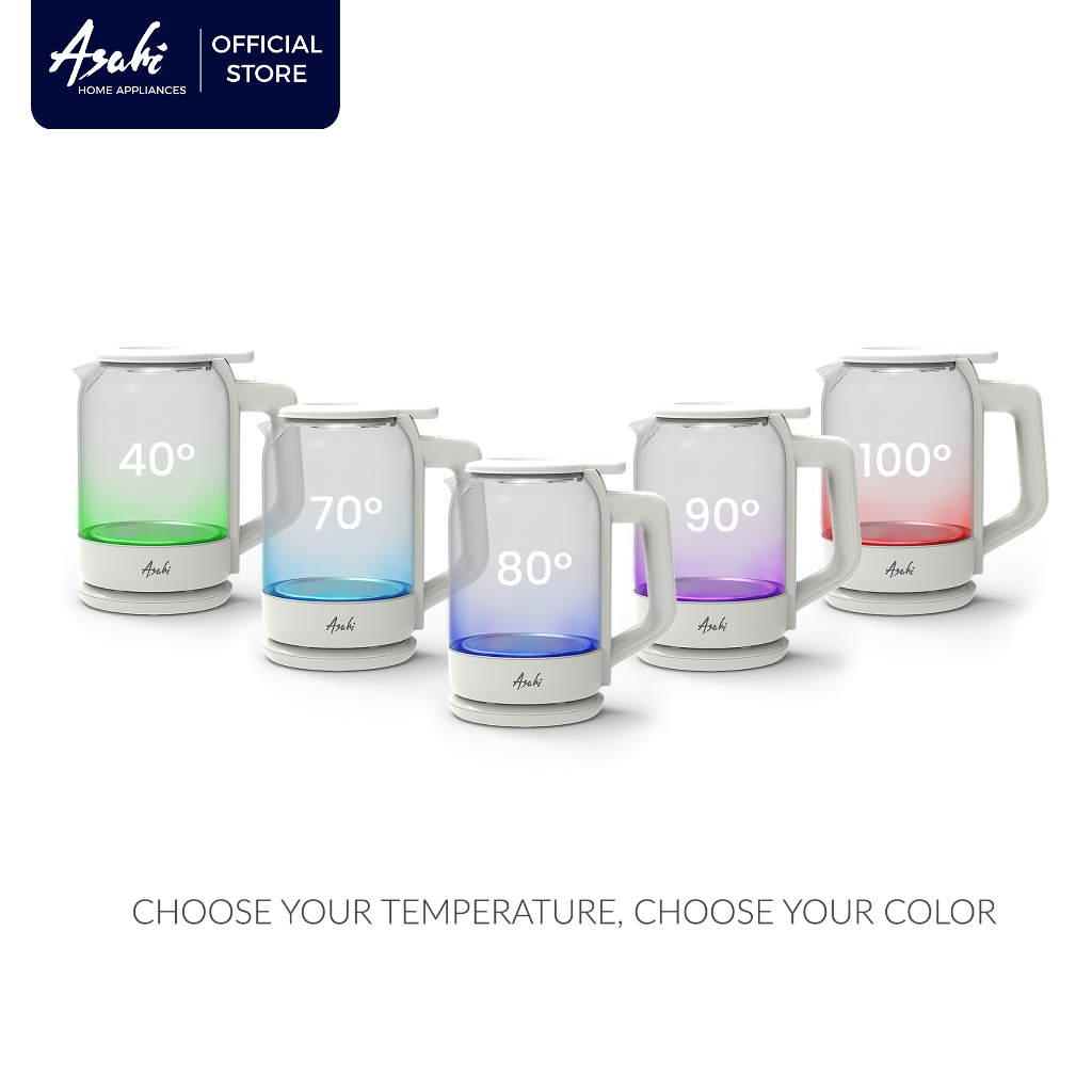 Asahi Digital Glass Kettle Electric 1.5L EK 154 | Shopee Philippines