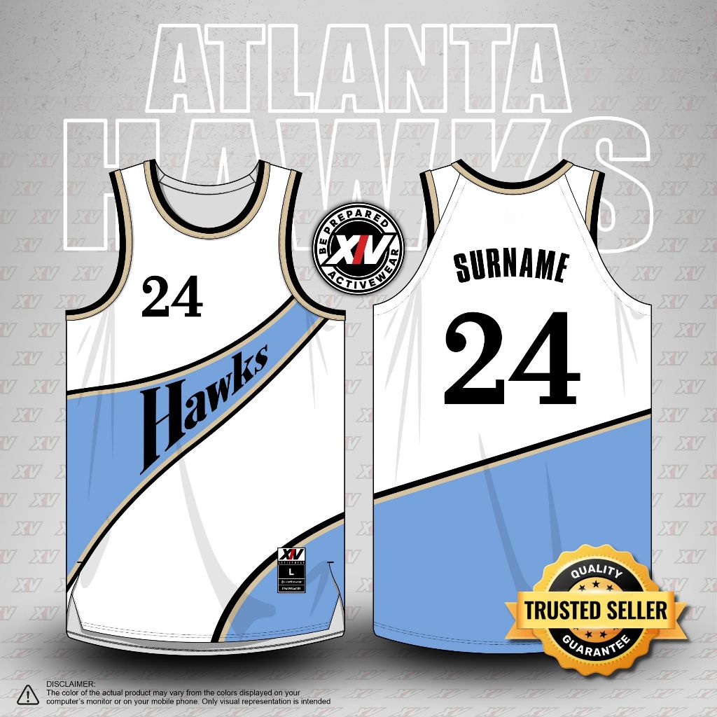 Atlanta Hawks Custom Jersey NBA INSPIRED SEASON 2024-25 | Shopee ...