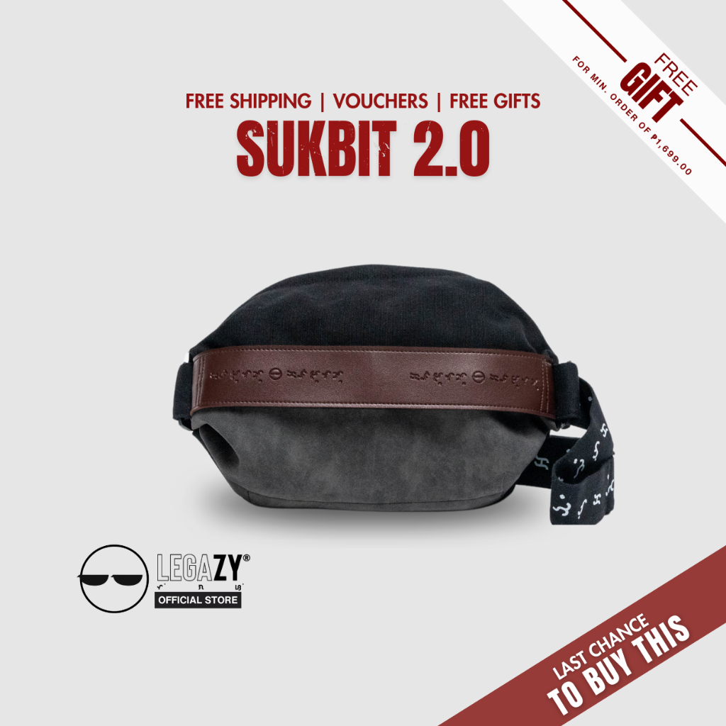 LEGAZY Sukbit 2.0 Baybayin Crossbody Bag for Men and Women | Shopee ...