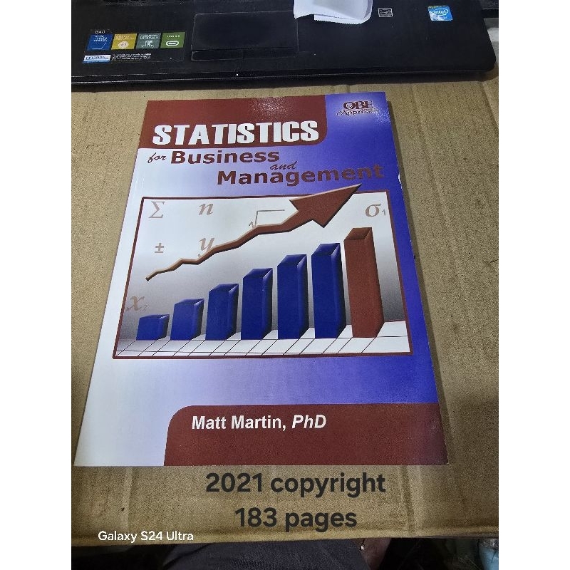 STATISTICS for Business and Management By. Matt Martin | Shopee Philippines