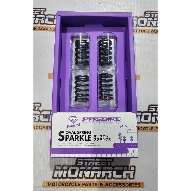 PITSBIKE RACING DIAMOND VALVE SPRING SET ( OVAL ) FOR YAMAHA SNIPER 155 ...