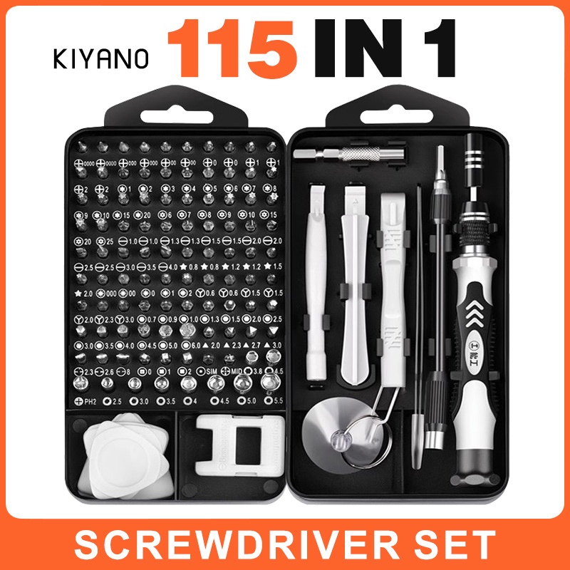 115 in 1 screwdriver set multi-function precision screwdriver universal disassembly repair tool ...
