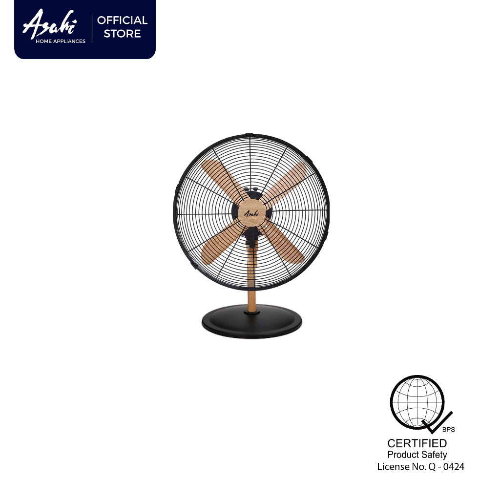 Asahi XF 6004 Wood Series Desk Fan 16 inches | Shopee Philippines