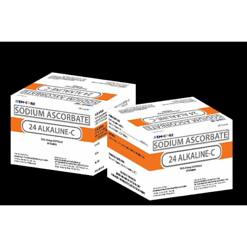 ALKALINE C SODIUM ASCORBATE 100 CAPSULE BOX NON ACIDIC VITAMIN C SUPPLEMENT | Shopee Philippines
