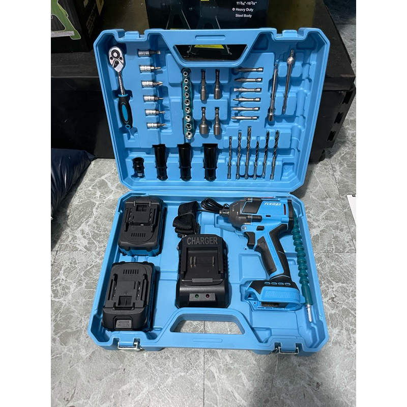 FLYMAN Cordless Brushless Impact Wrench 1/2 Drive 280nm up to 320nm ...