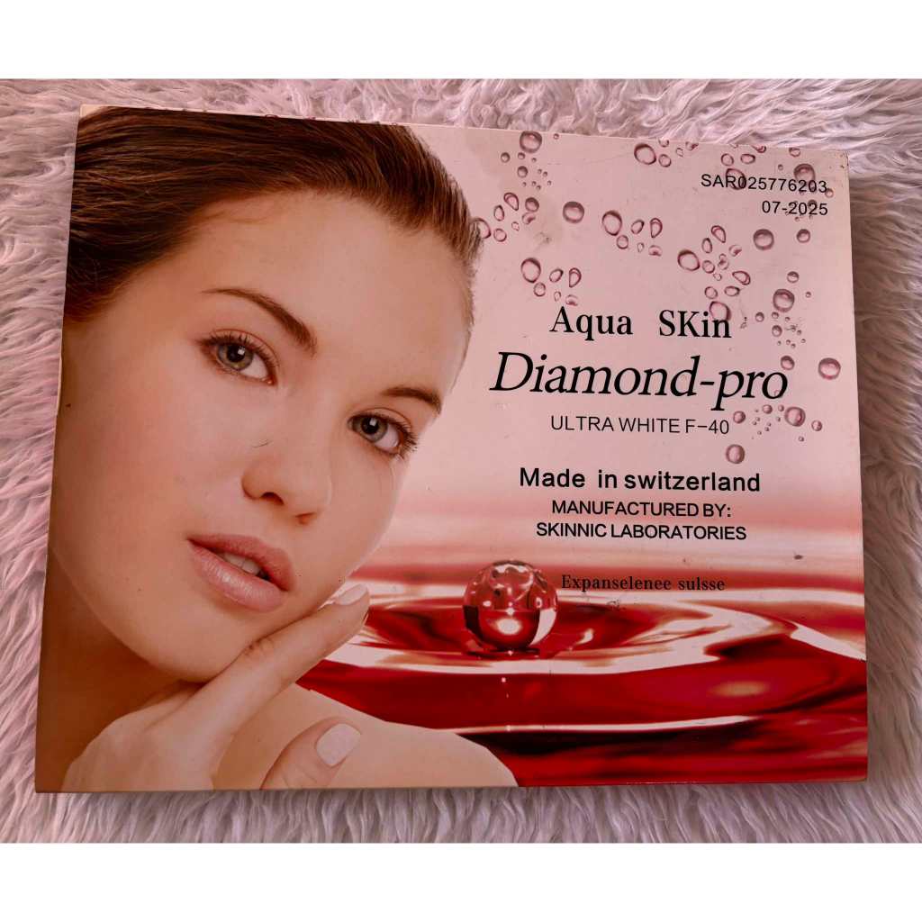 AQUA SKIN DIAMOND-Pro ULTRA WHITE F-40 Made in Switzerland(Push/I.V ...