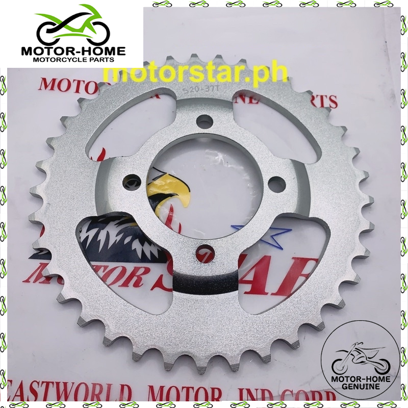 MOTORSTAR REAR SPROCKET 37T/520 XPLO200-III/200R NEW/250-2/250CX/GPR250 ...
