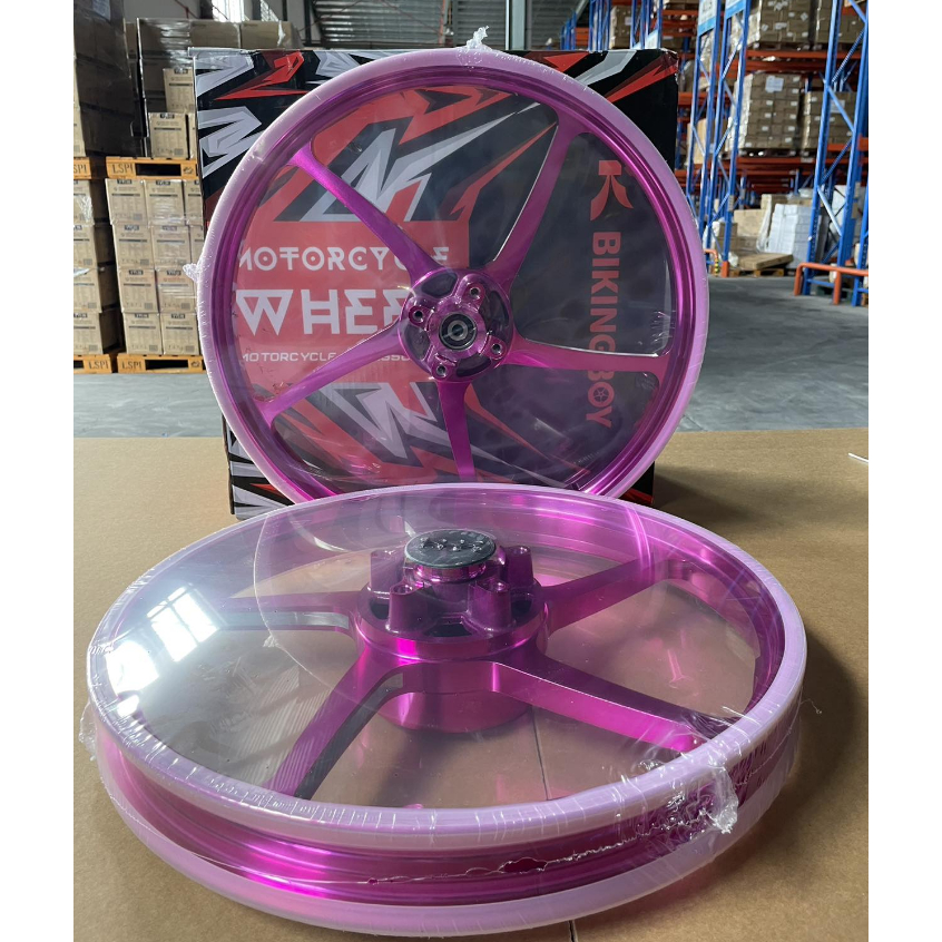 Enkei Full CNC Mags 5 Spokes For Sniper150 Sniper155 1.6*17/1.6*17 ...