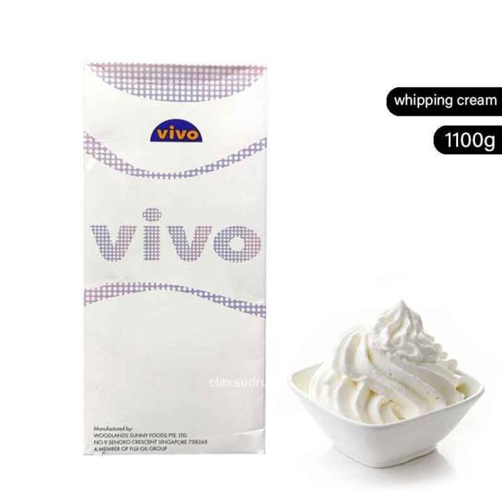 Vivo Topping Ace - 1L Dairy Compound Whipping Cream for Bakery ...