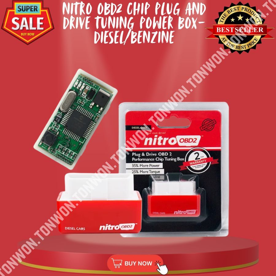 TONWON NITRO OBD2 CHIP TUNING PLUG & DRIVE - DIESEL | Shopee Philippines
