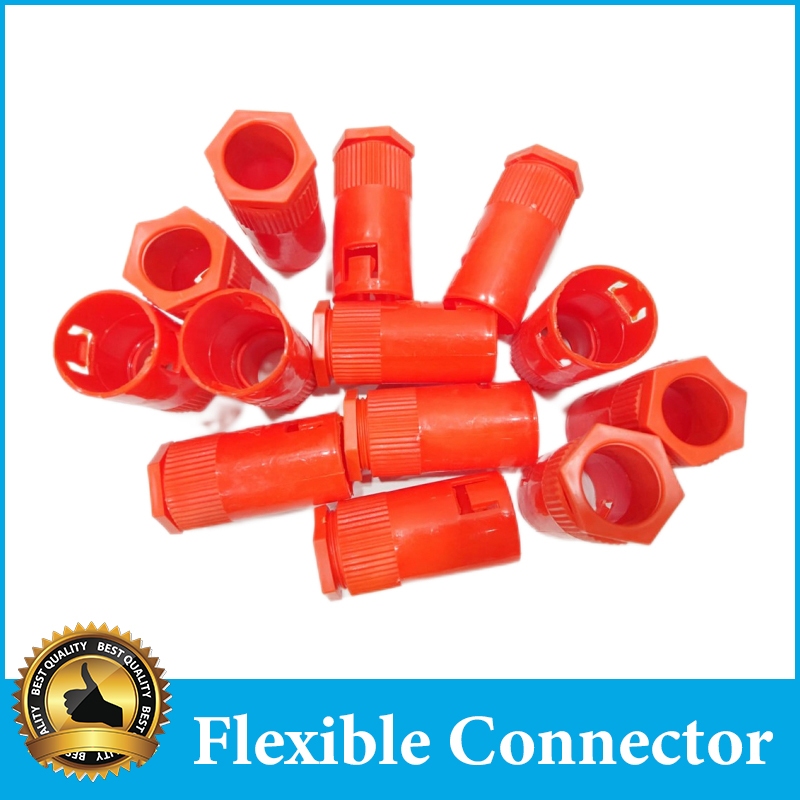 Orange PVC Flexible Connector 1/2" 3/4" Flexible Hose Connector 1PCS ...