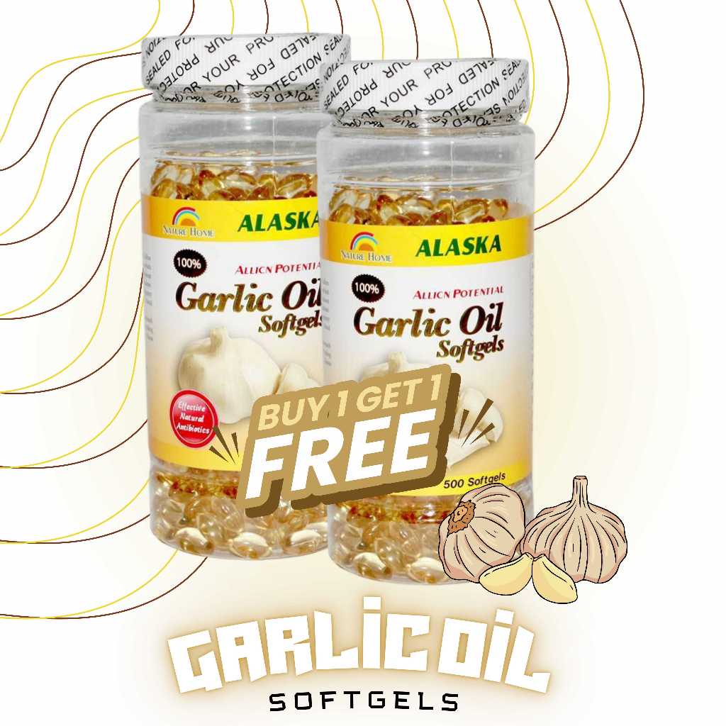 Buy 1 Take 1 Alaska Original Garlic Oil Food Supplement 200 Softgels ...