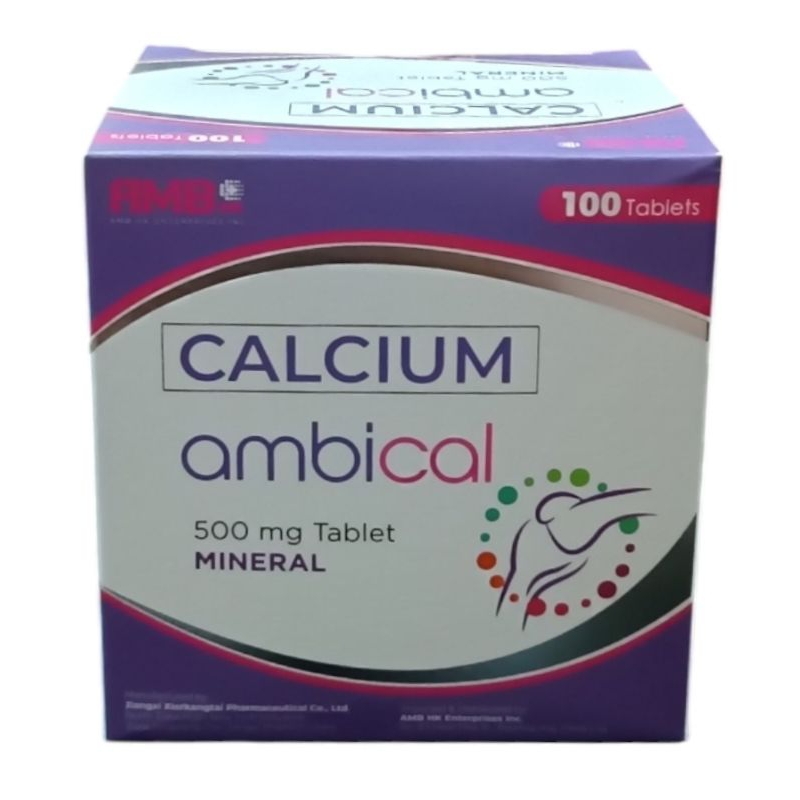 Calcium Ambical 500mg Tablets - Bone Health and Strength Supplement ...