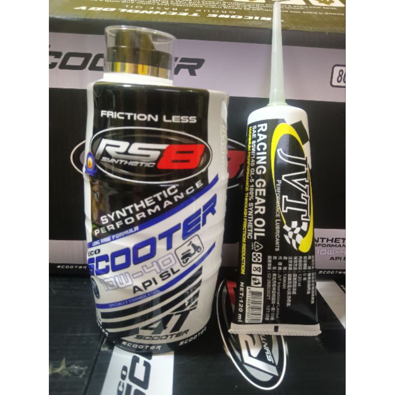 RS8 Eco Scooter Synthetic Engine Oil (1000 ml) and JVT / Sun Racing ...