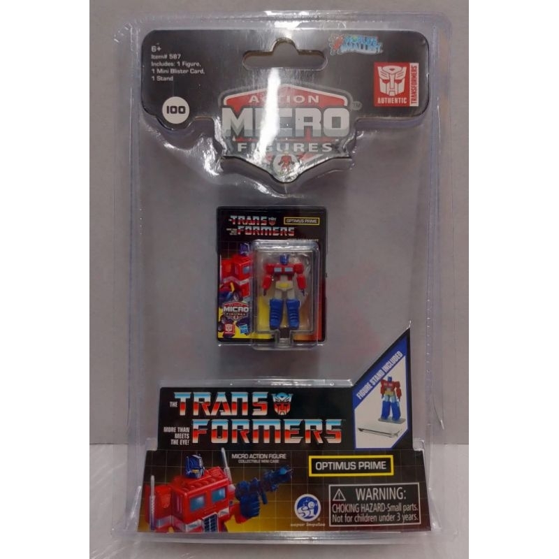 World's Smallest Transformers 1.25-inch Micro Action Figure Optimus ...