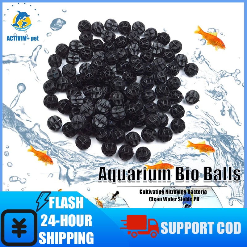 Aquarium Bio Balls Black Biological Filter Media Black Purifier ...