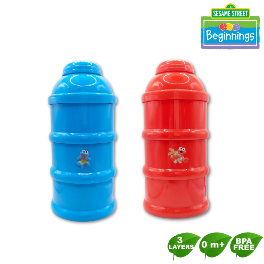 Sesame 3 Layer Milk Powder Container Stackable Milk Dispenser Feeding ...