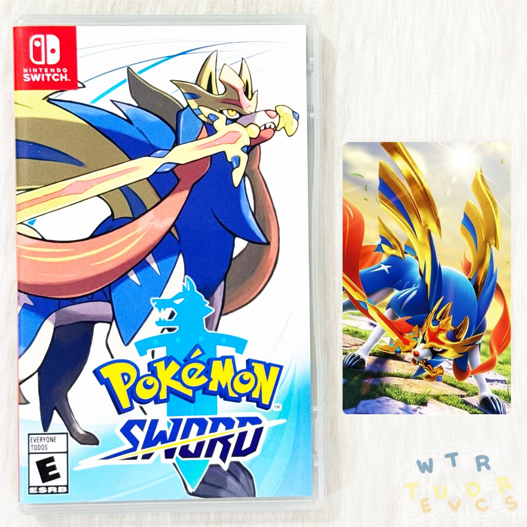 POKEMON Sword Case Nintendo Switch Video Game Accessories [SEALED ...