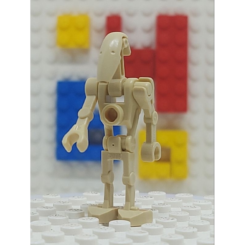 LEGO Star Wars - Battle Droid - Tan, Angled Arm and Straight Arm ...