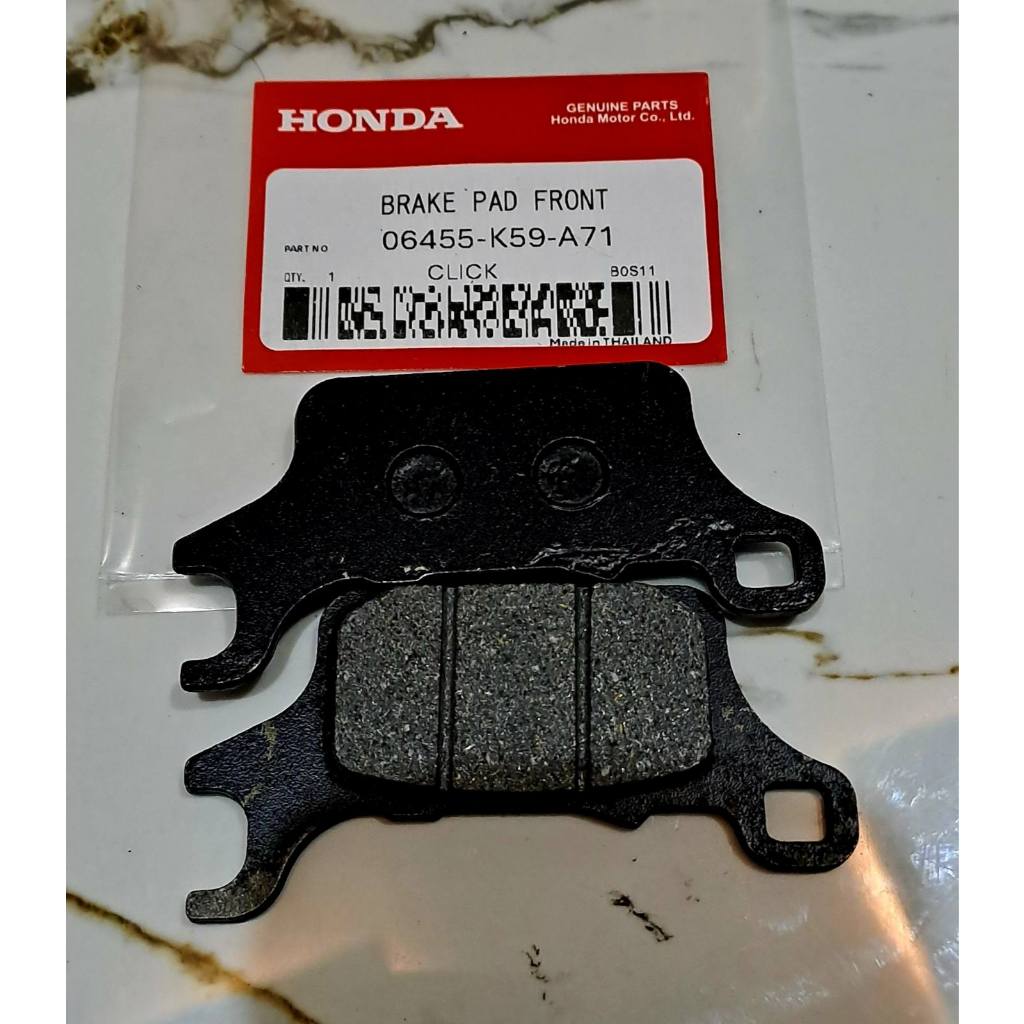 BRAKE PAD HONDA CLICK125 VERSION 2 HONDA CLICK150 THAILAND PARTS ...