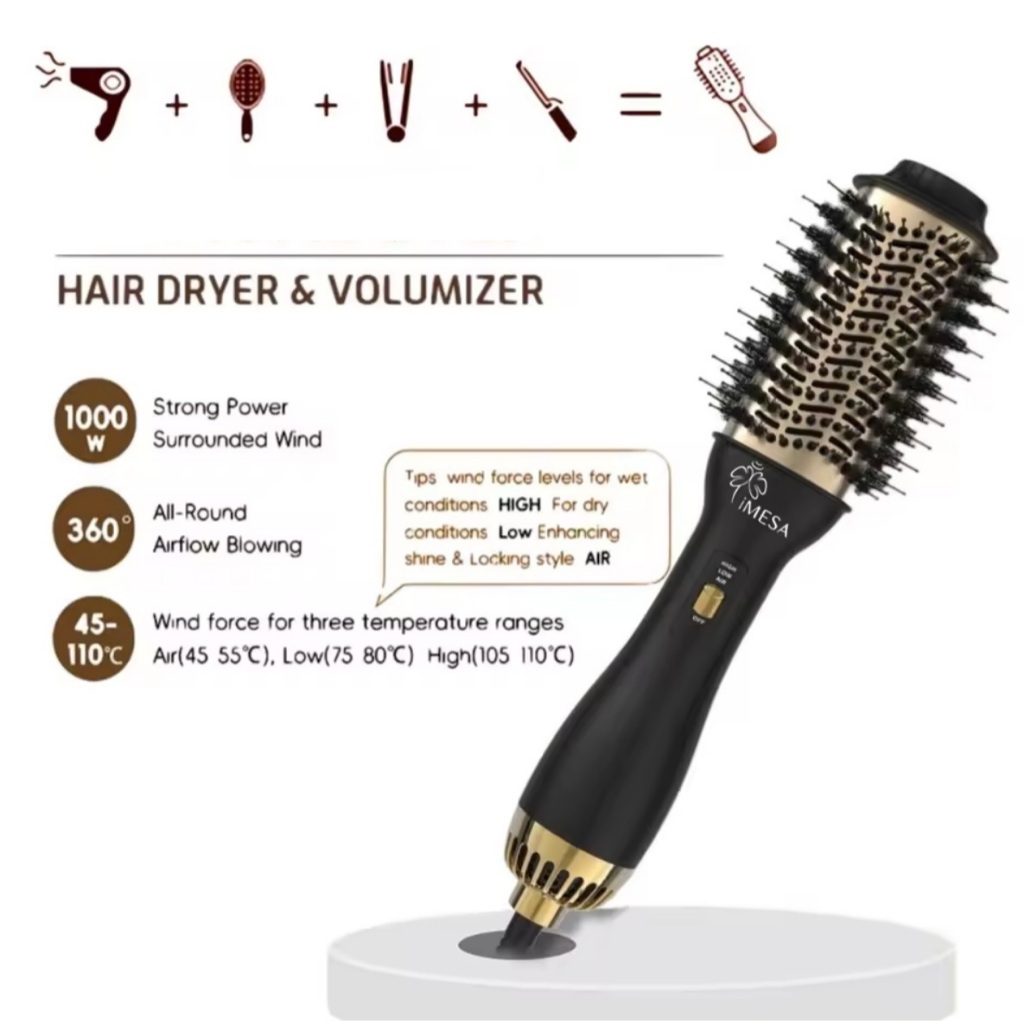 Hair Styling Triple Function Blower Curler | Shopee Philippines