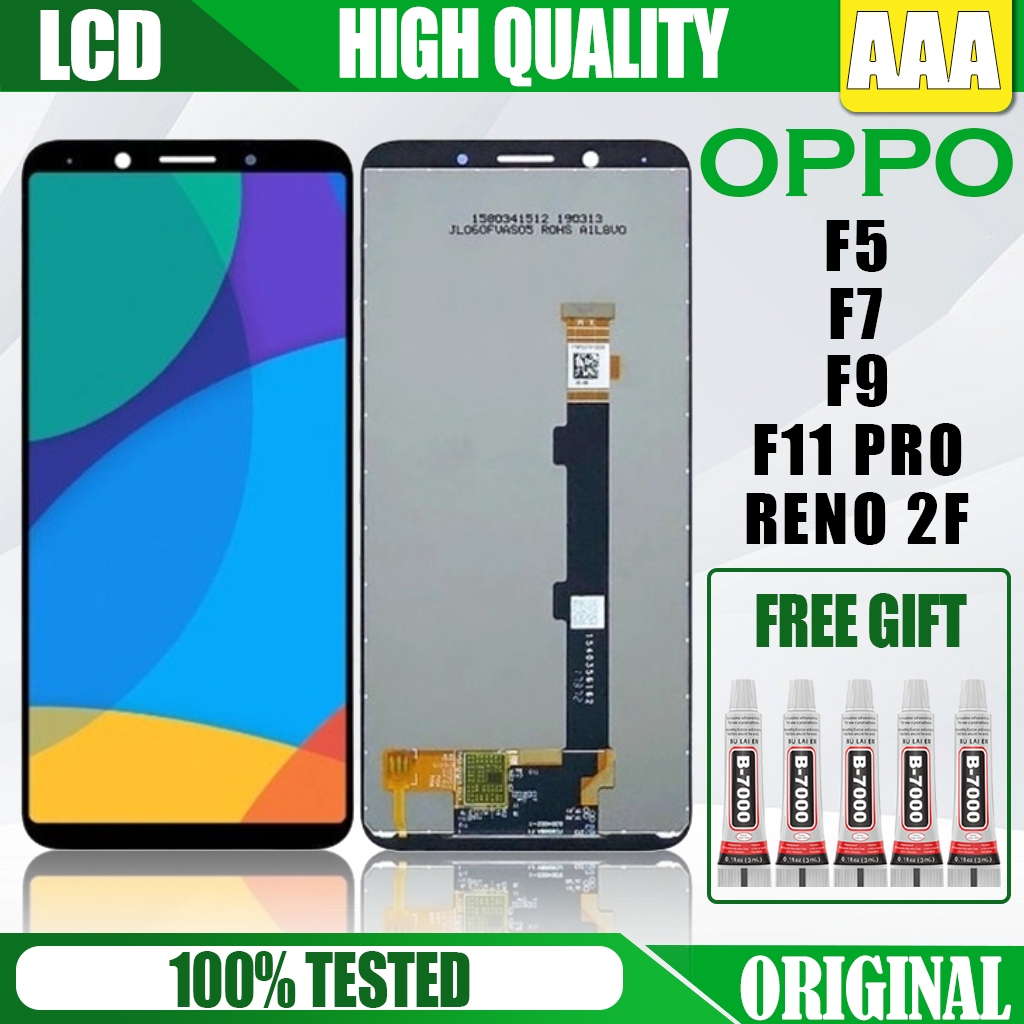 OPPO LCD F5 F7 F9 F9 PRO F11 F11 PRO RENO 2F LCD DISPLAY TOUCH SCREEN ASSEMBLY FOR REPLACEMENT ...