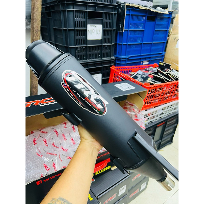 TRC RACING “POWER PIPE” MOTORCYCLE EXHAUST for MIO i125 M3. MIO GEAR ...