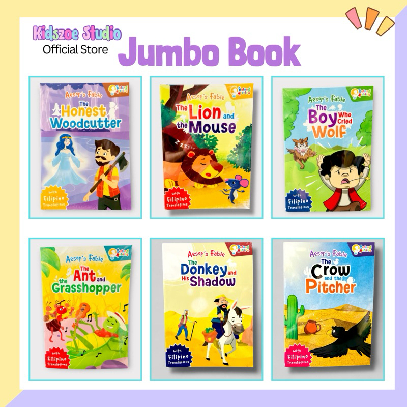 Big size jumbo story book with Filipino translation size a3 soft cover ...