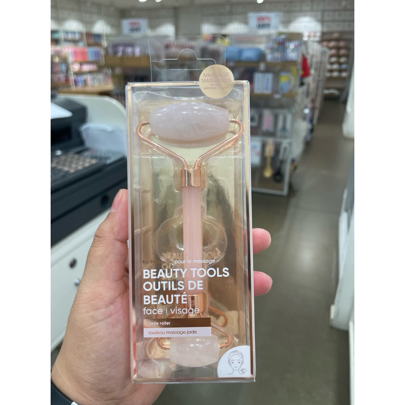 MINISO DOUBLE HEAD PINK JADE ROLLER | Shopee Philippines